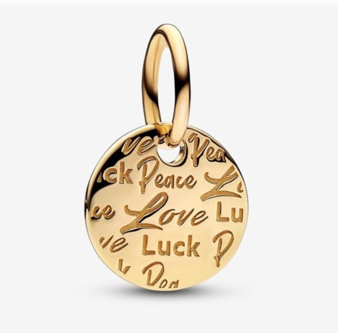 Pandora Peace, Love Luck Dangle Charm - Etsy