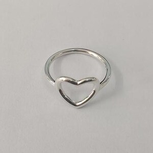 Pandora Polished Open Heart Ring S925 Ale - Etsy