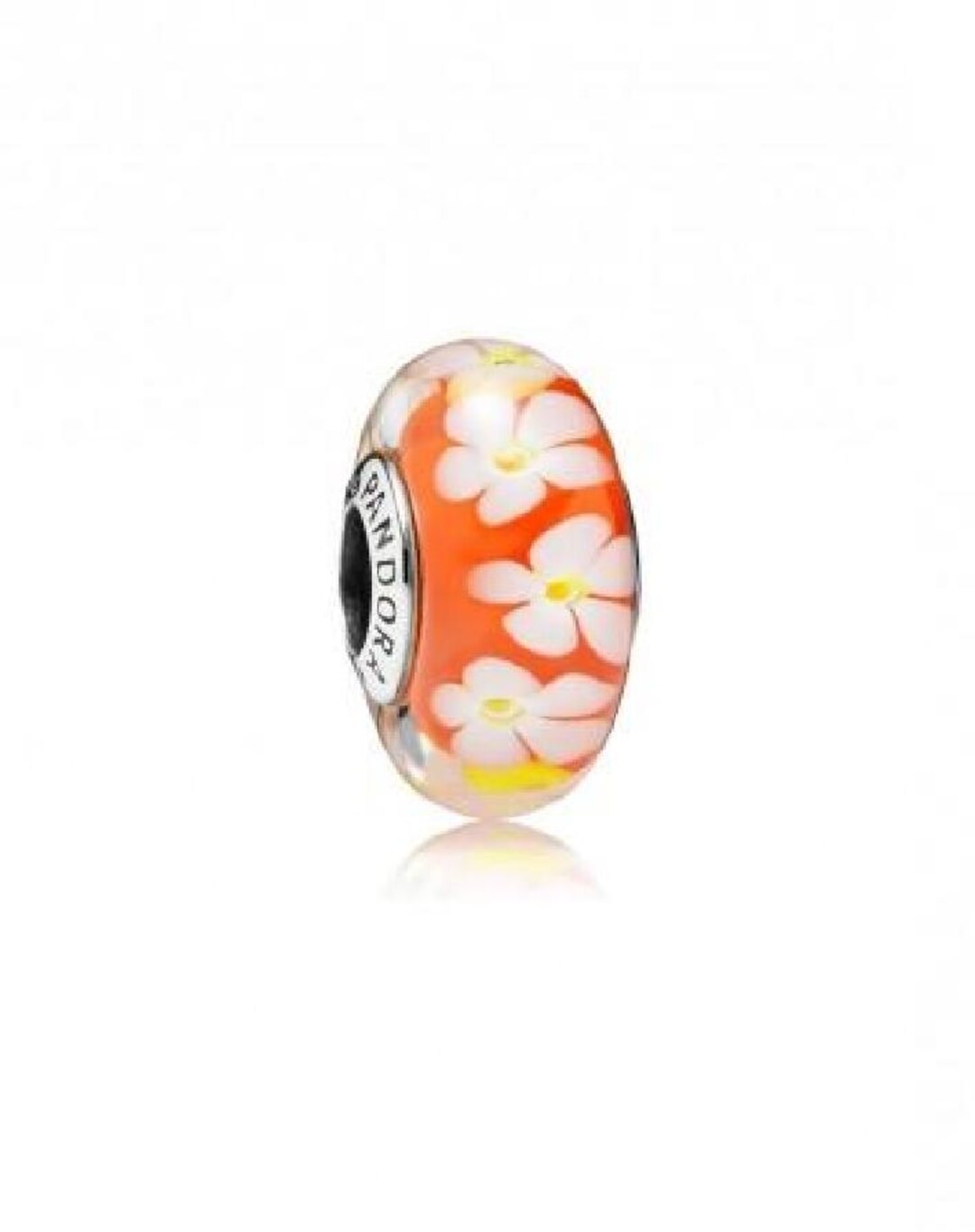 Pandora Tropical Flower Murano Bead Charm - Etsy