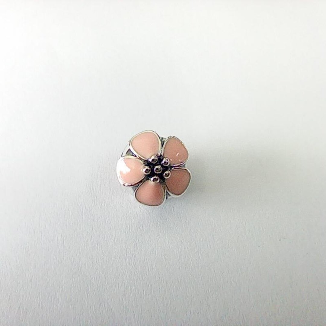 Pandora Cherry Blossom Clip, Pink Enamel Charm Sterling Silver - Etsy