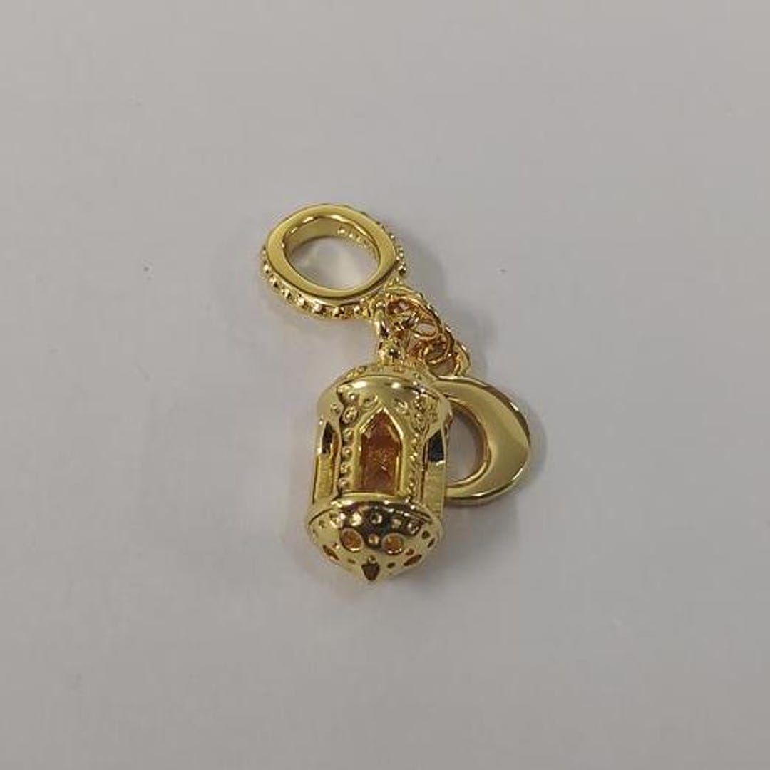 Pandora ALE Arabian Lantern Dangle Charm Gold Plated - Etsy