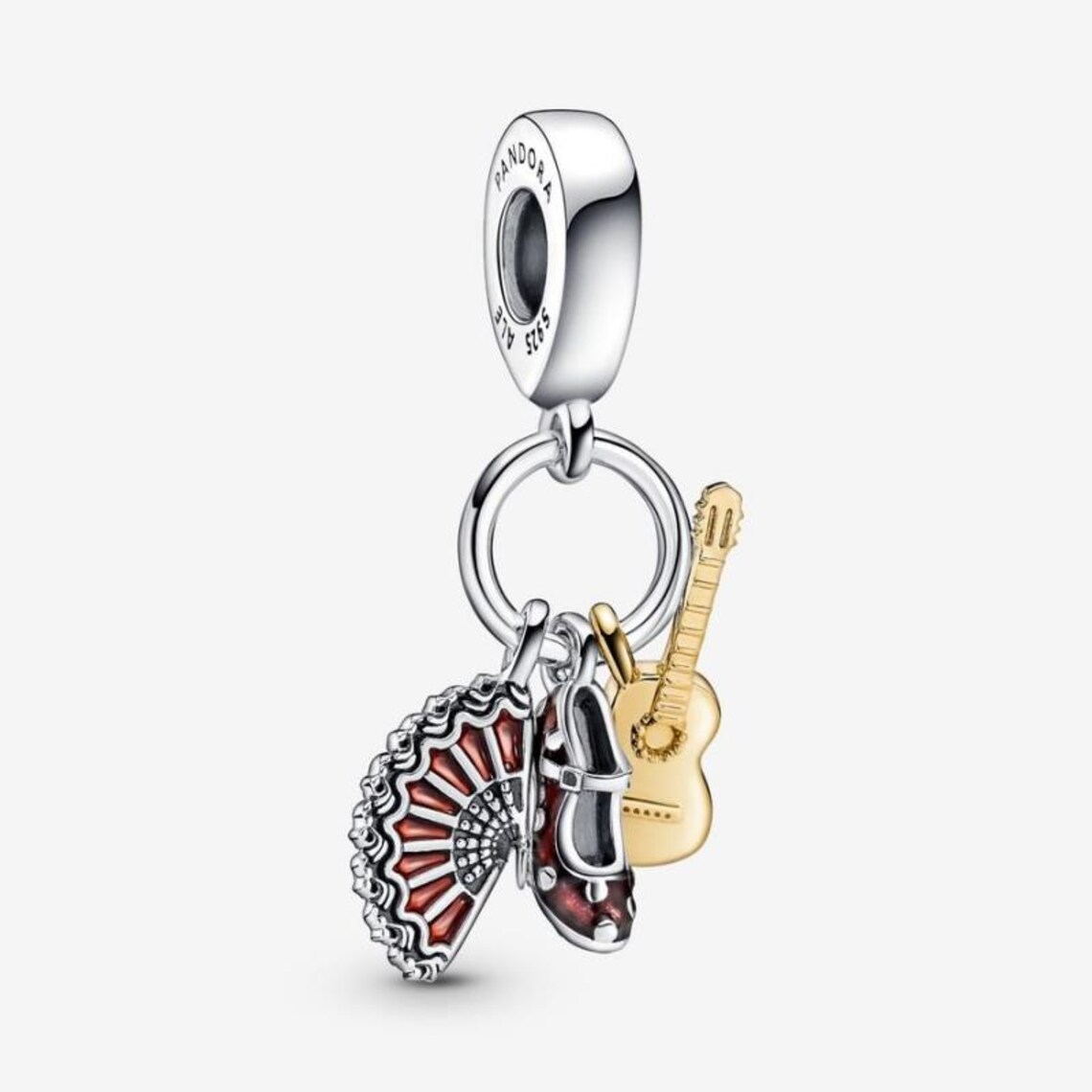 Pandora Spanish Guitar, Flamenco Shoe and Fan Charm Pendant Ale S925 - Etsy