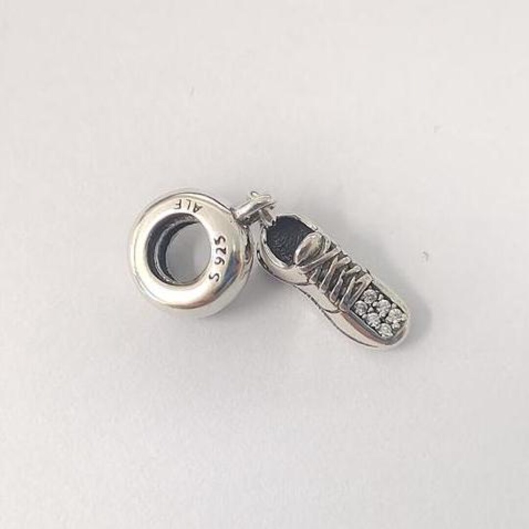 New Pandora 'I LOVE TO RUN' Running Shoe Dangle Charm - Etsy