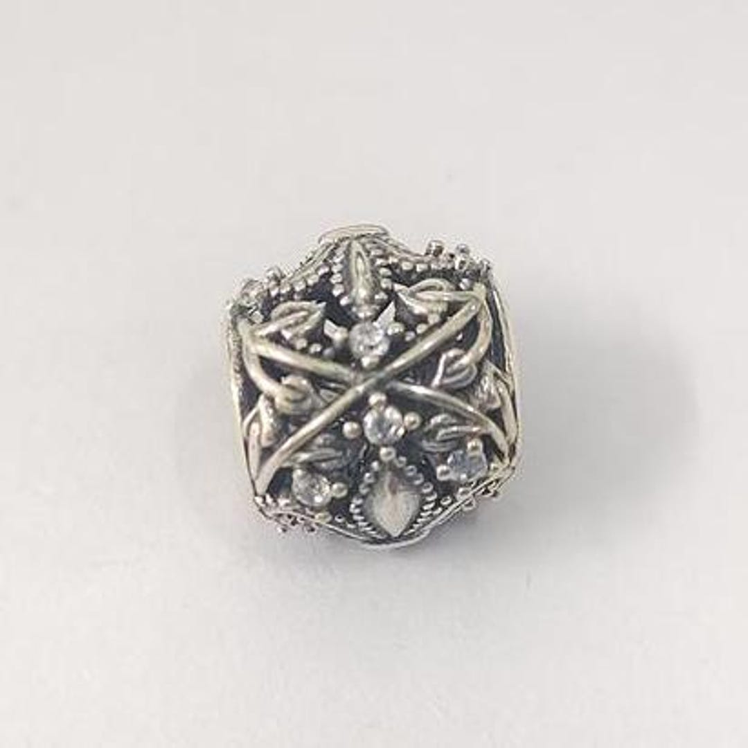 Pandora Fleur De Lis Openwork Lily Charm Silver S925 Ale - Etsy