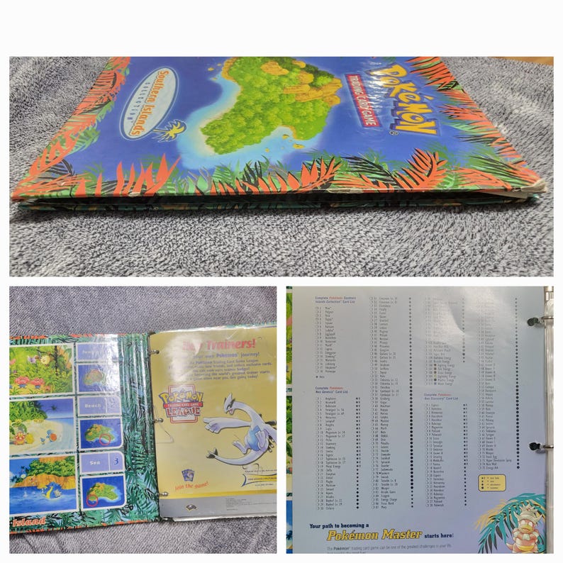 Pokemon Southern Islands Collection With 162 Pokemon Cards See the List ...