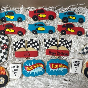 Race Car Sugar Cookies - Etsy