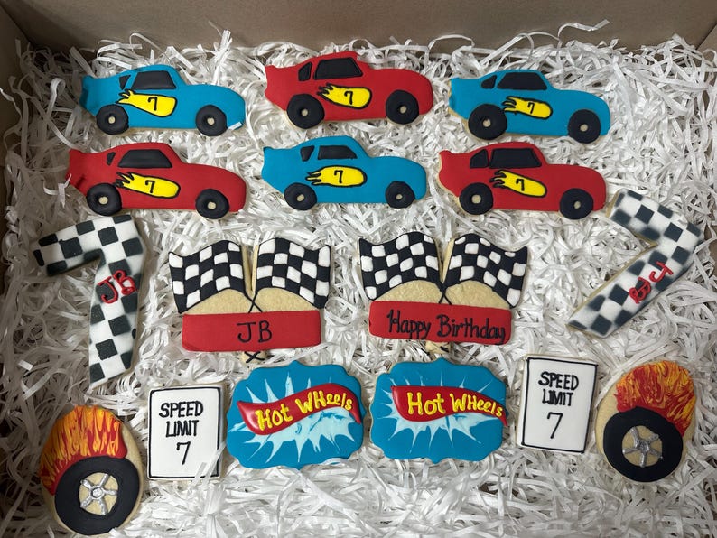 Race Car Sugar Cookies - Etsy