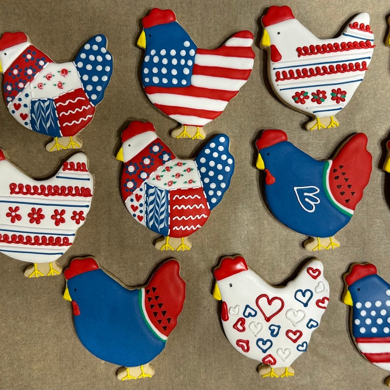 Chicken Cookies - Etsy