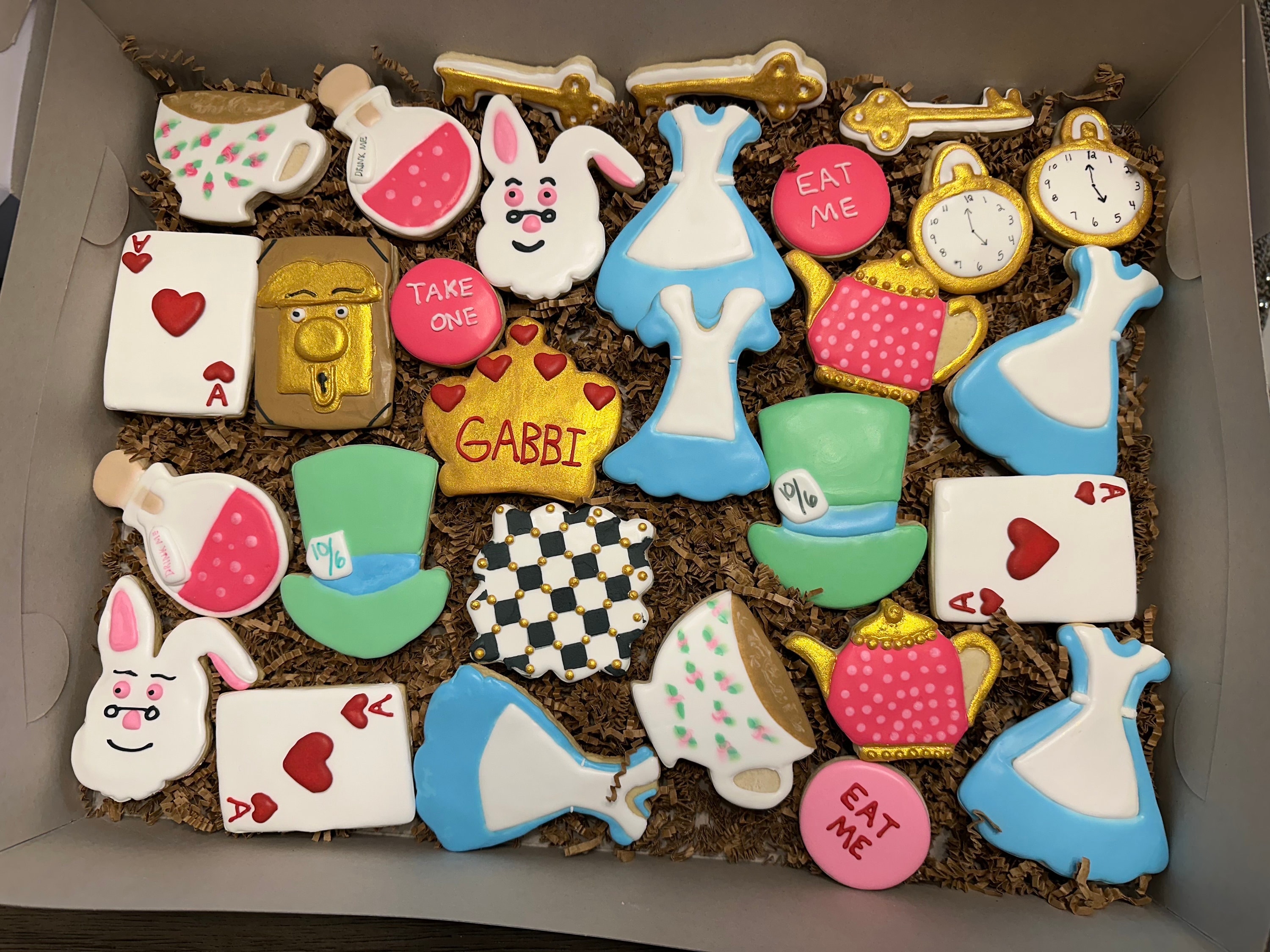Alice in Wonderland Sugar Cookies - Etsy