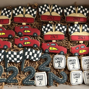 Race Car Sugar Cookies - Etsy