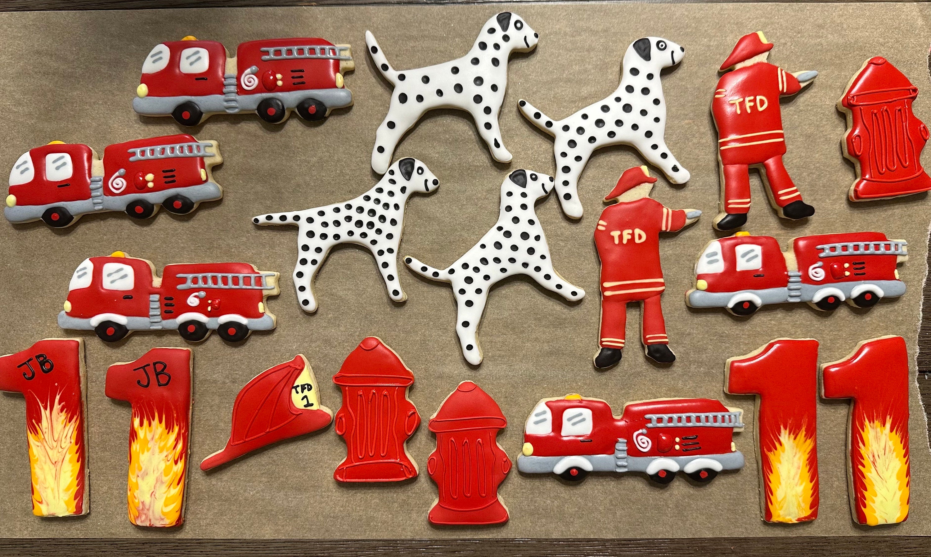 Fireman Sugar Cookies - Etsy