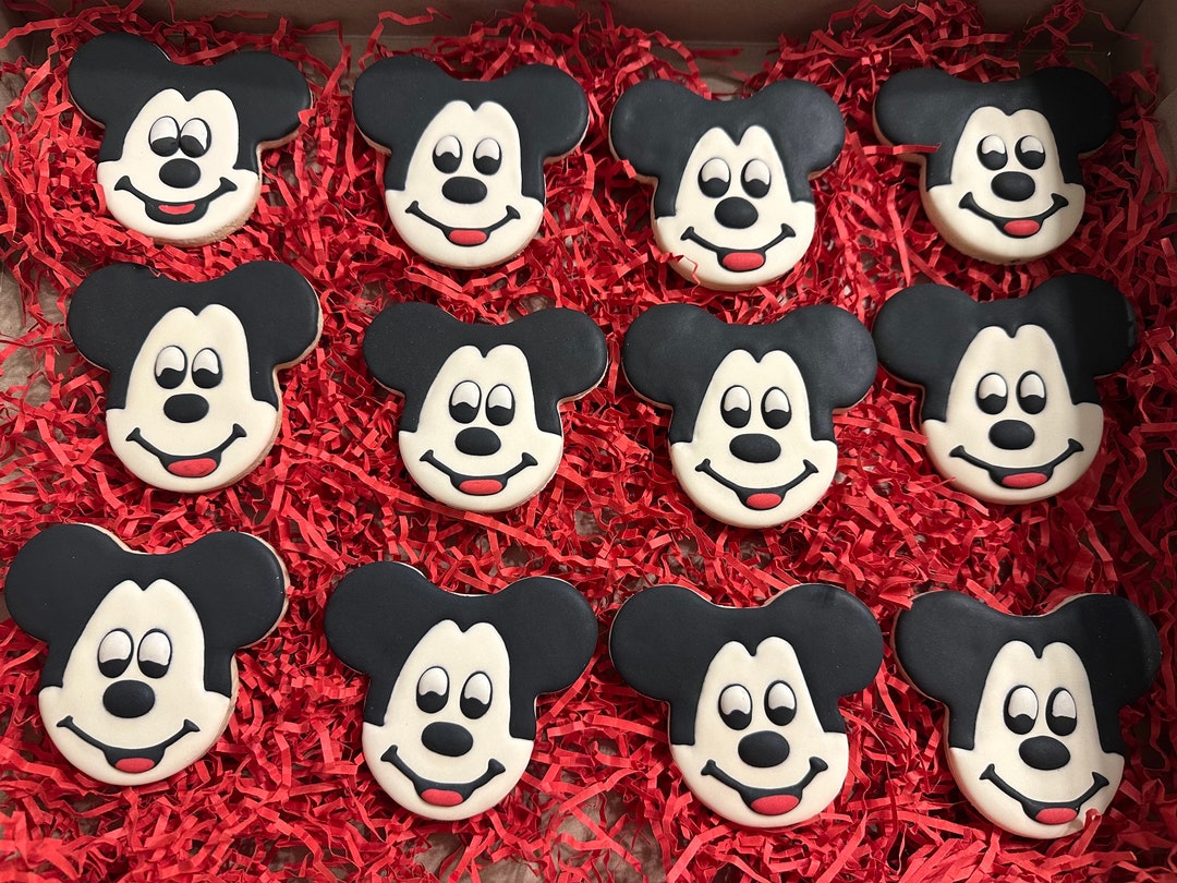 Mickey Mouse Sugar Cookies - Etsy