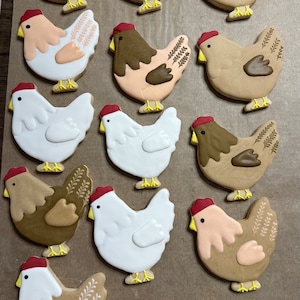 Chicken Sugar Cookie - Etsy