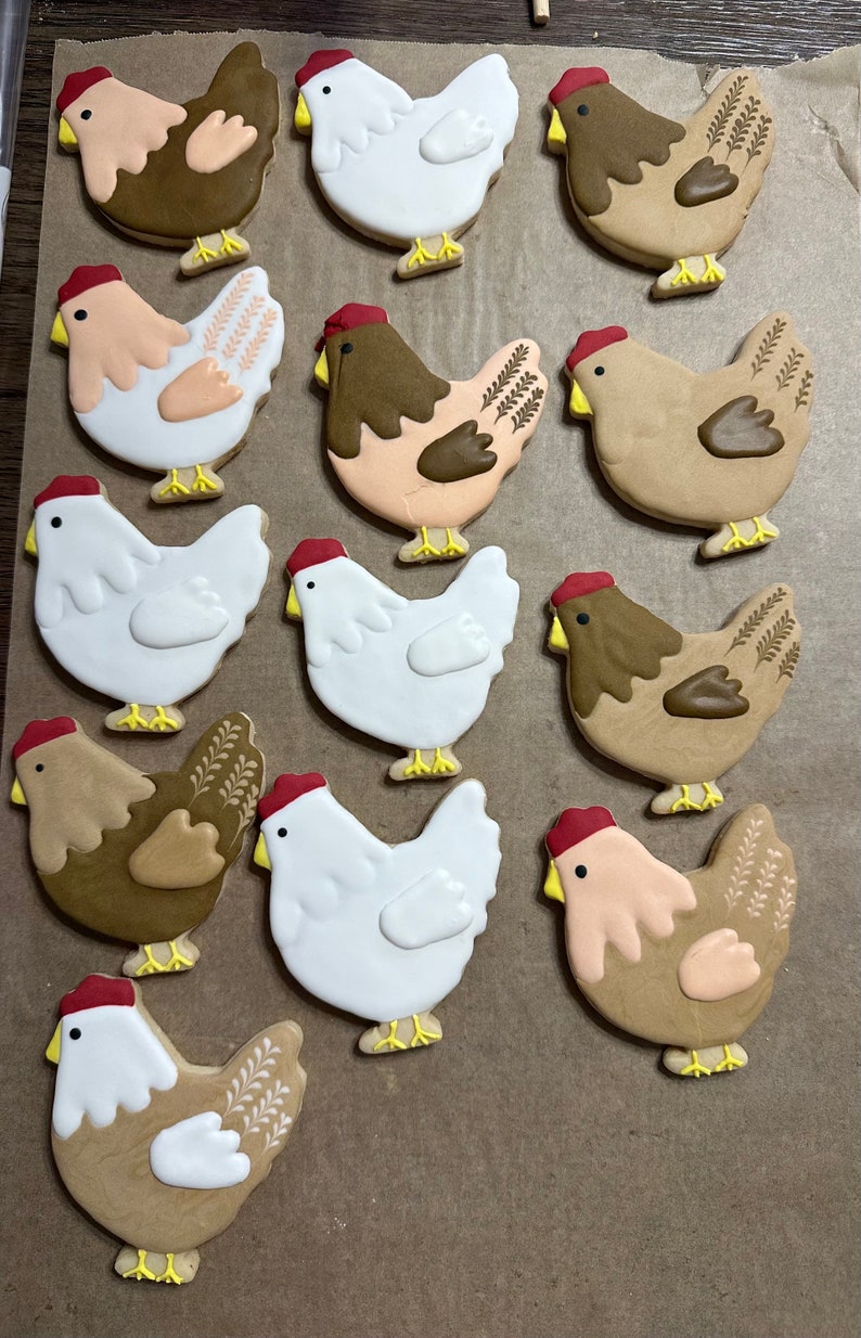 Chicken Sugar Cookie - Etsy