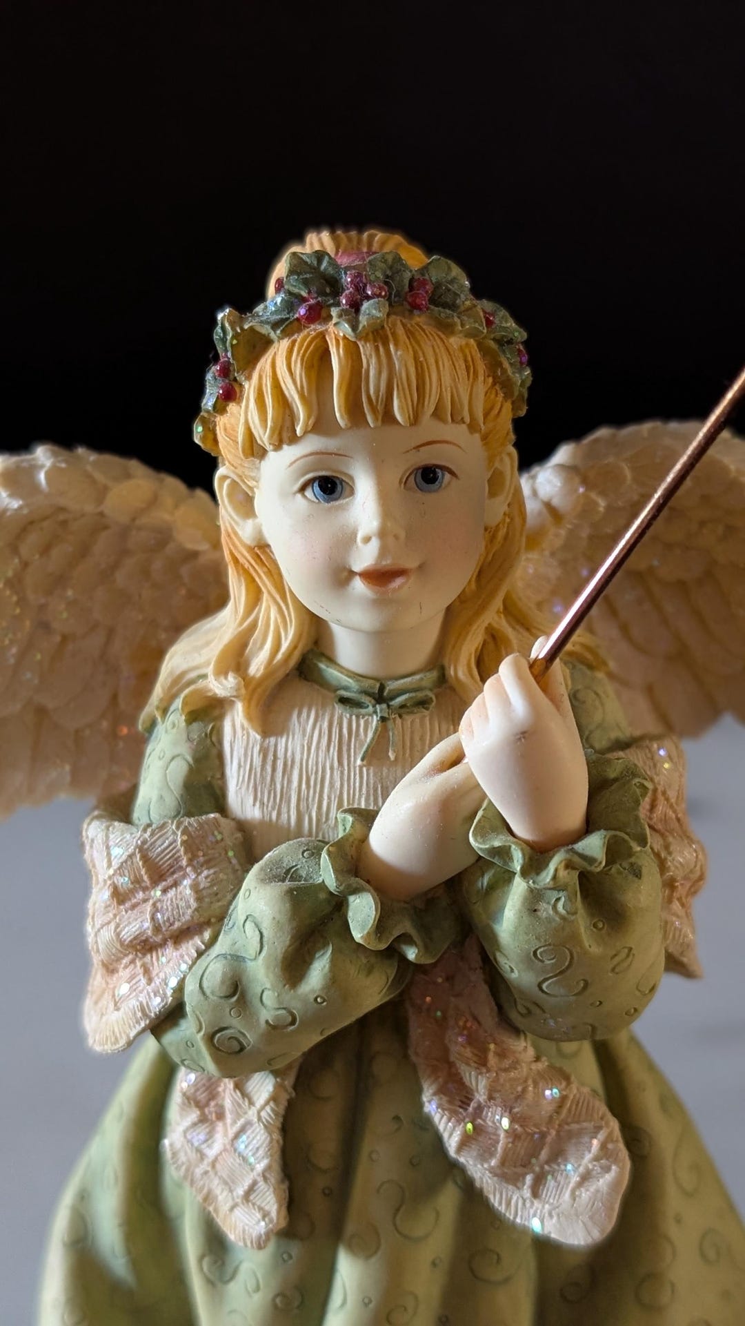 Betty Singer Angels Among Us gloria Fishing for Gold Star Stamped and ...