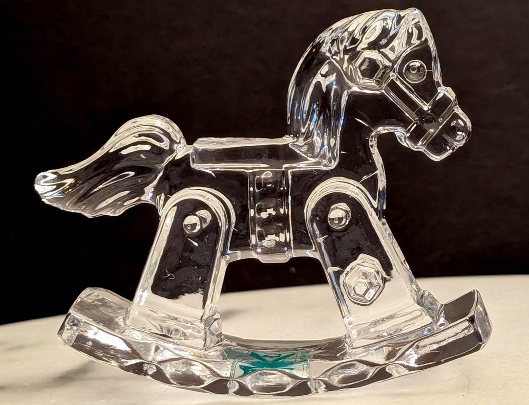 Kristal Color Crystal Rocking Horse Made in Italy - Etsy