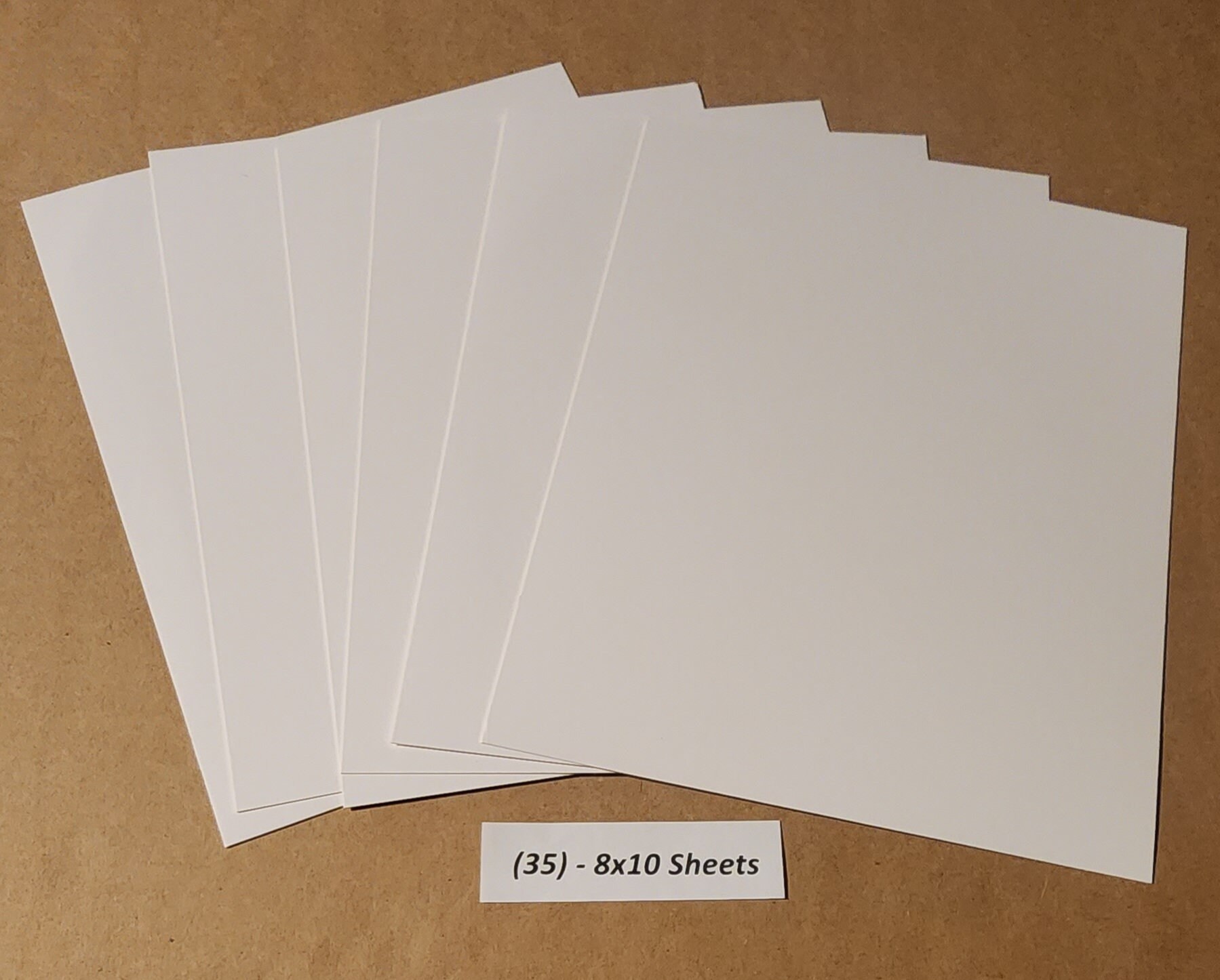 35 -8"×10" White Cardboard 200 Gsm Thick Paper Cardboard Sheets (35 ...