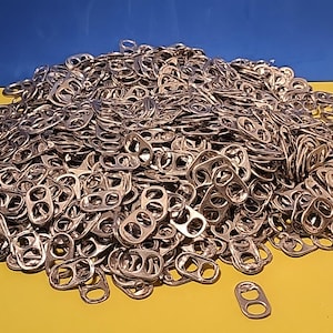 3000 Aluminum Pull Tabs Can Tabs .. for Crafts, Fundraisers, Charity ...