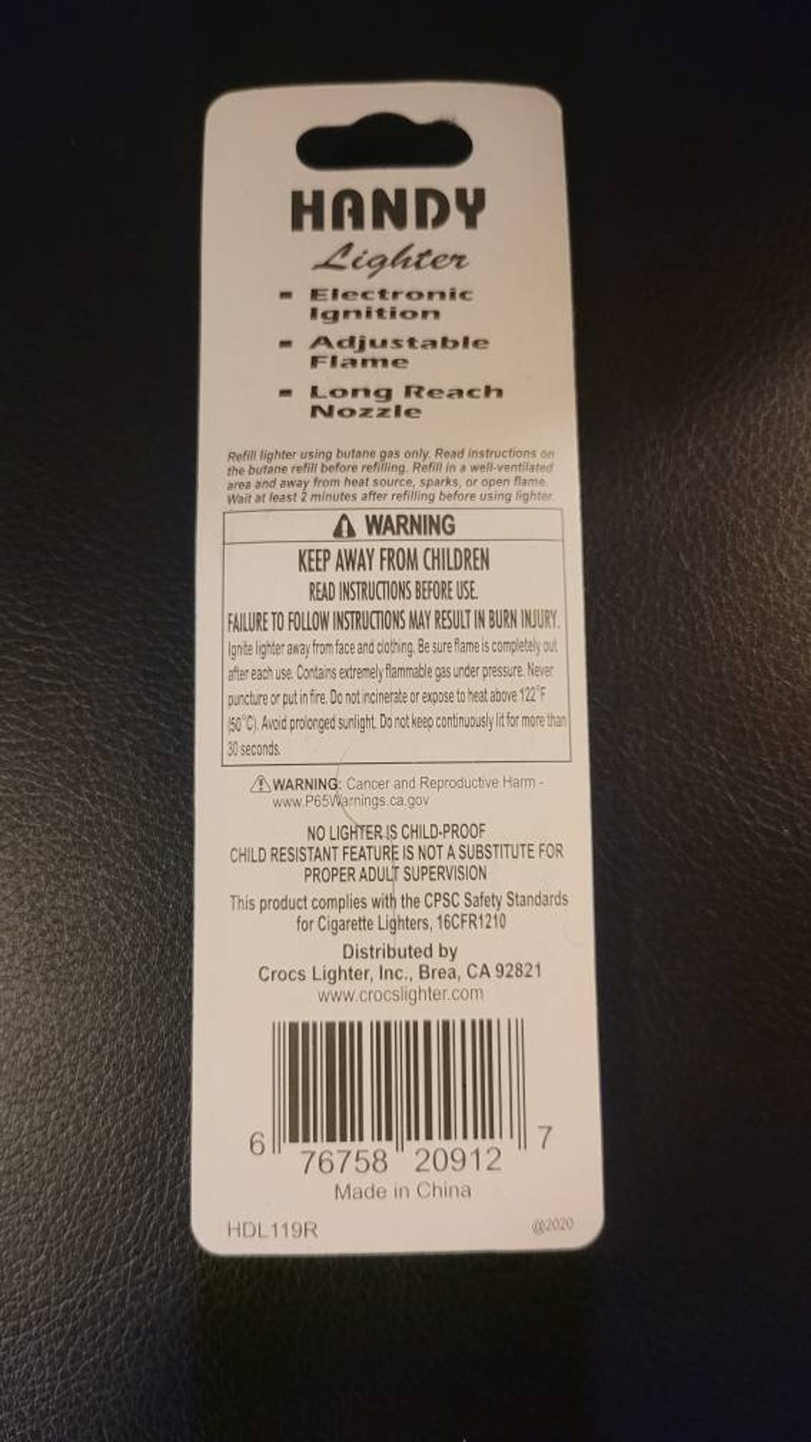2 - Crocs Handy Butane Adjustable Flame Lighters. Both Red - Etsy