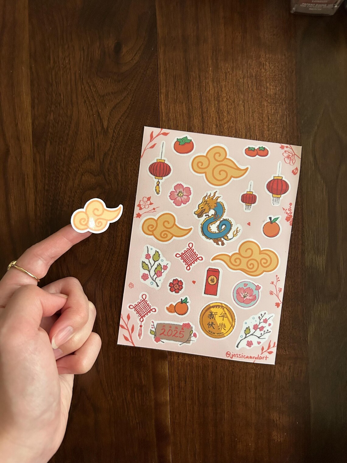 Lunar New Year 2025 Sticker Set - Etsy