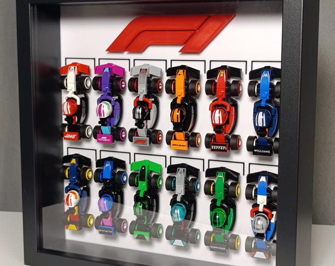 CMF Display Minifigure Stand Compatible With LEGO® Formula 1, F1, Mini ...