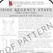 1810s Regency Long Stays PDF Pattern - Pack B (size 18–26 Plus) - Etsy