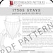 1810s Short Stays PDF Pattern - Size Pack A (XS–XXL) - Etsy