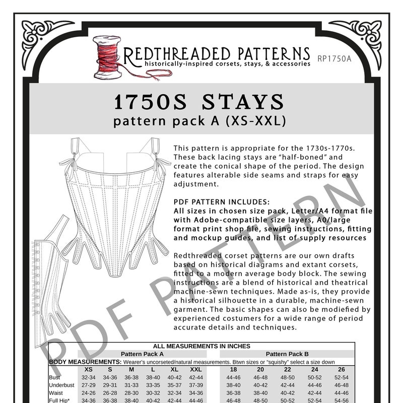 18th Century Stays - Etsy