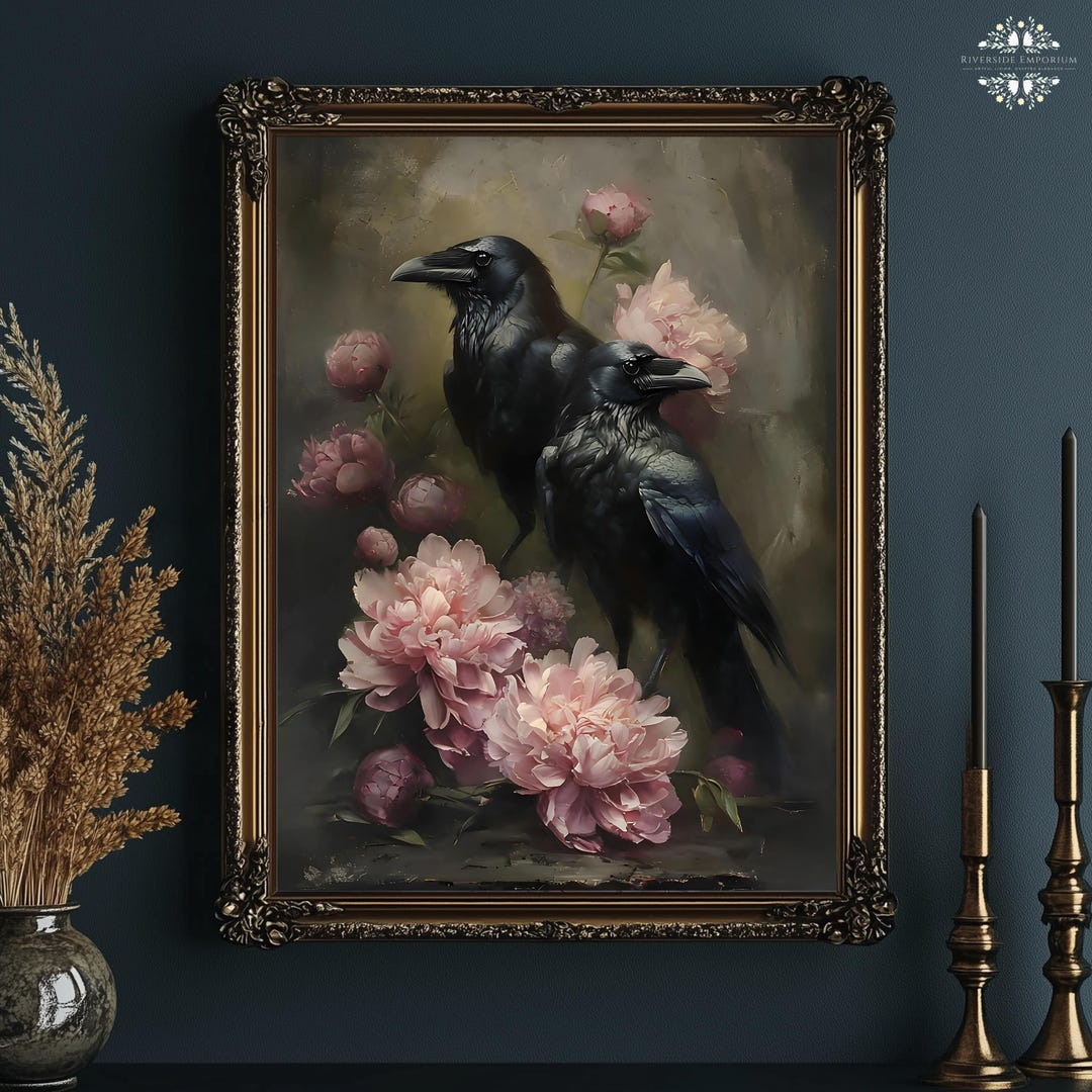 Crow Artwork, Gothic Romance, Dark Aesthetic, Raven Artwork, Whimsical ...
