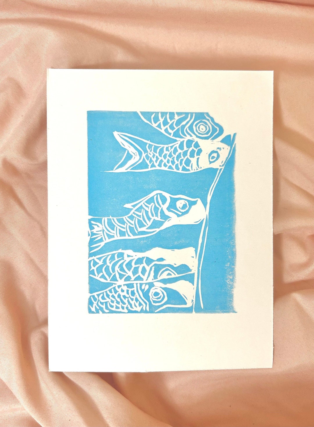 Koinobori Japanese Fish Kite Print - Etsy