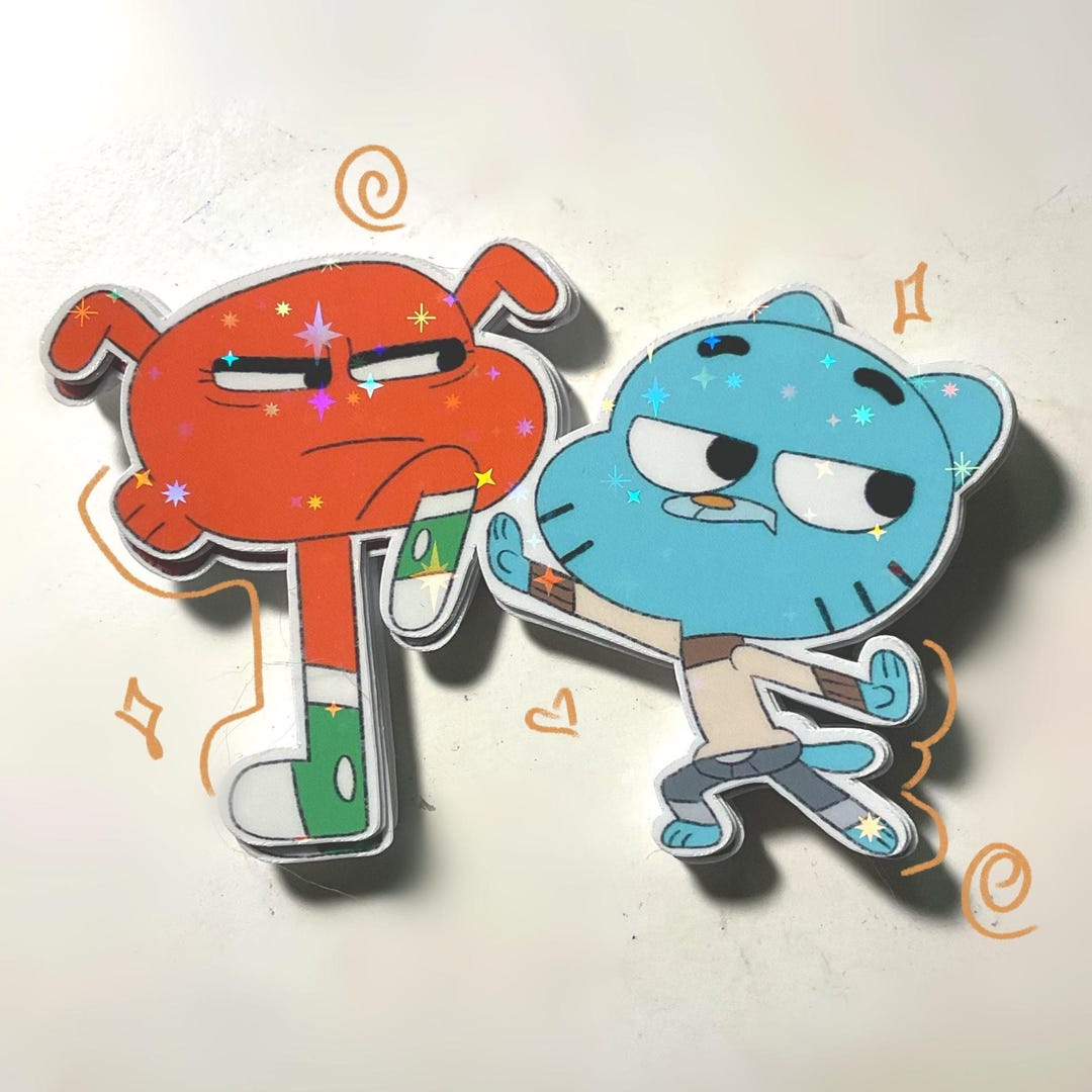 Gumball and Darwin Sticker| AWOG Sticker - Etsy