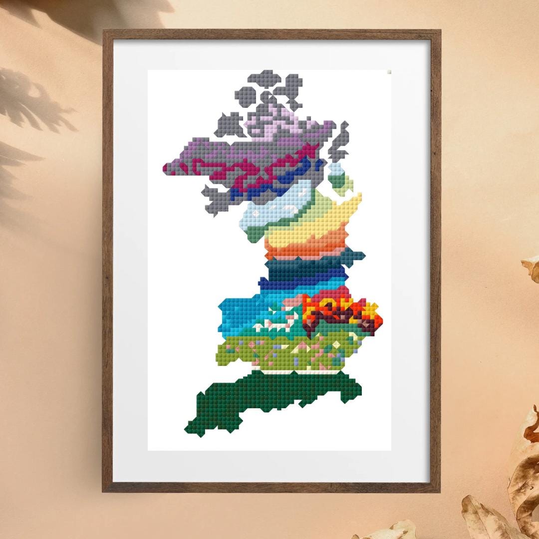 ACOTAR Book Series Prythian Map Cross Stitch Pattern, Fantasy Book Pdf ...