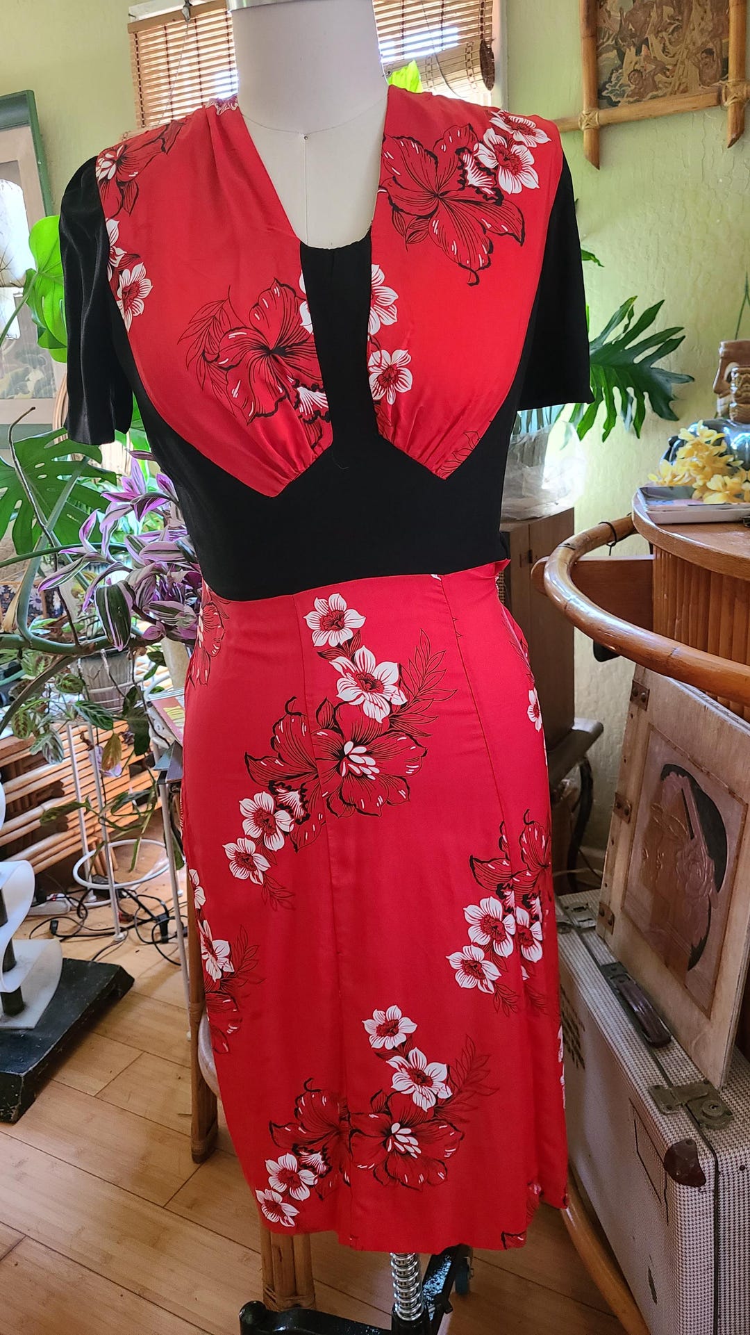 1940's Style Handmade Dress - Etsy