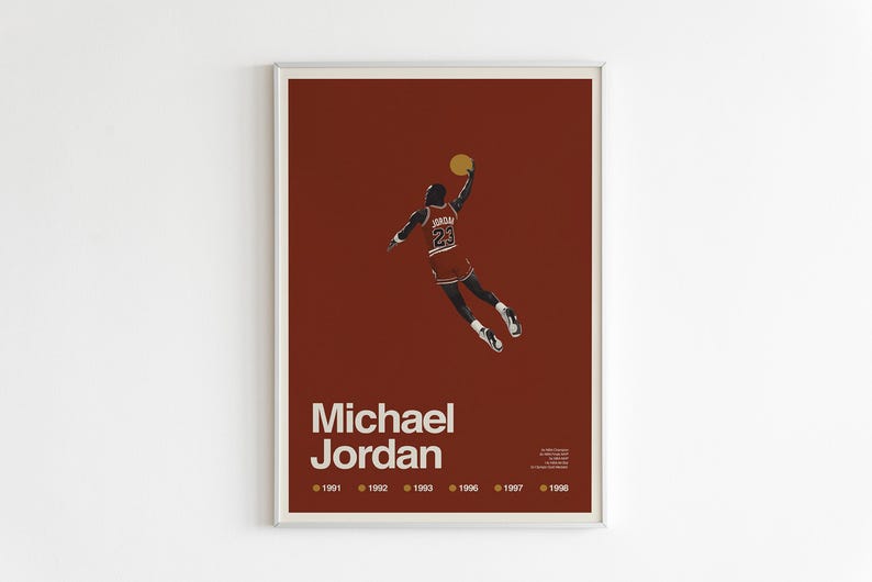 Michael Jordan Poster, Michael Jordan NBA Poster, Michael Jordan Wall ...