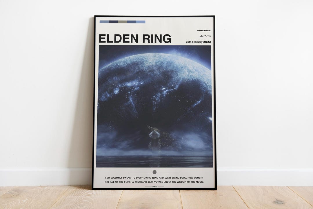Elden Ring Poster, Ranni the Witch, Video Game Wall Art, Elden Ring ...