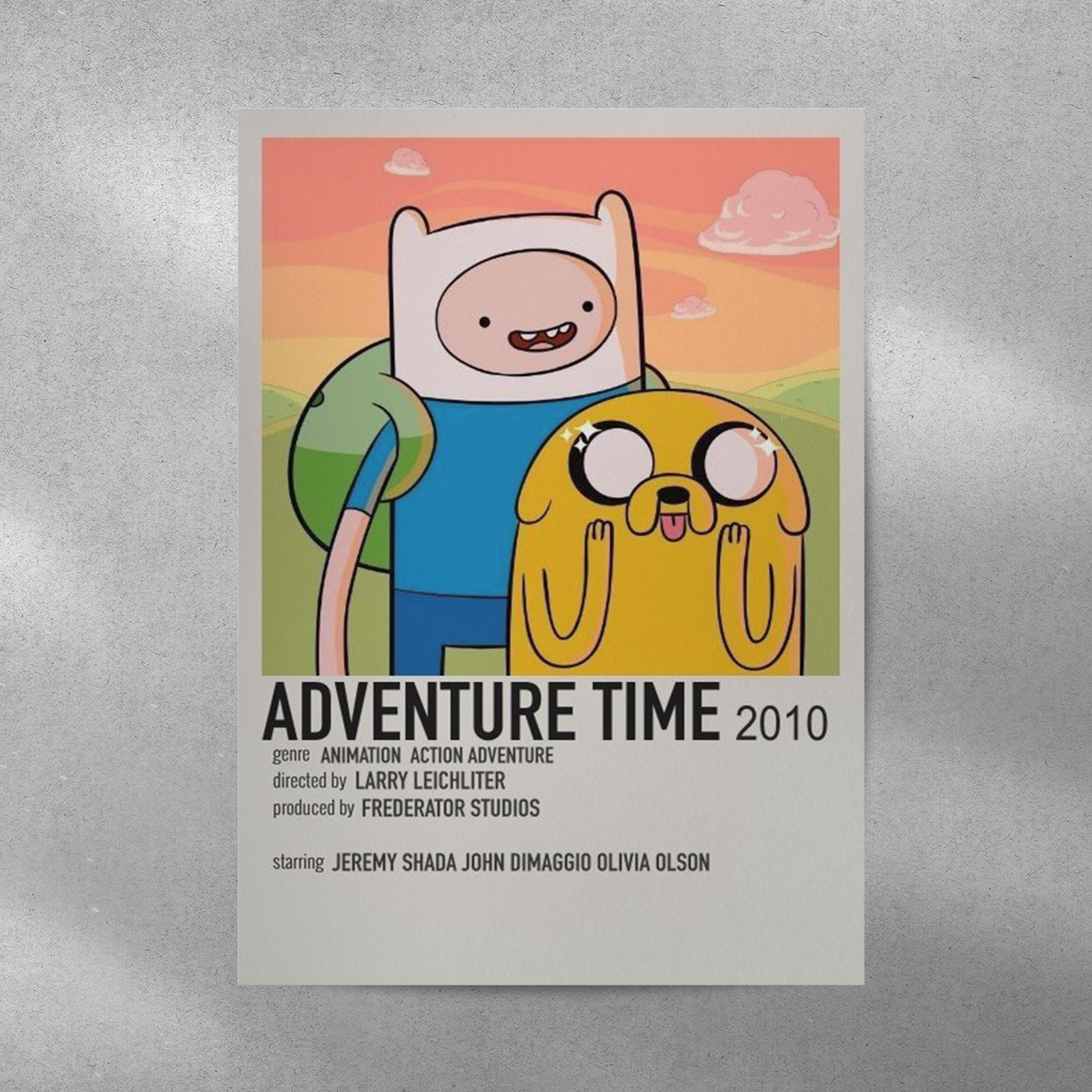 Adventure Time Poster, Adventure Time Wall Art, Animated TV Show Wall ...