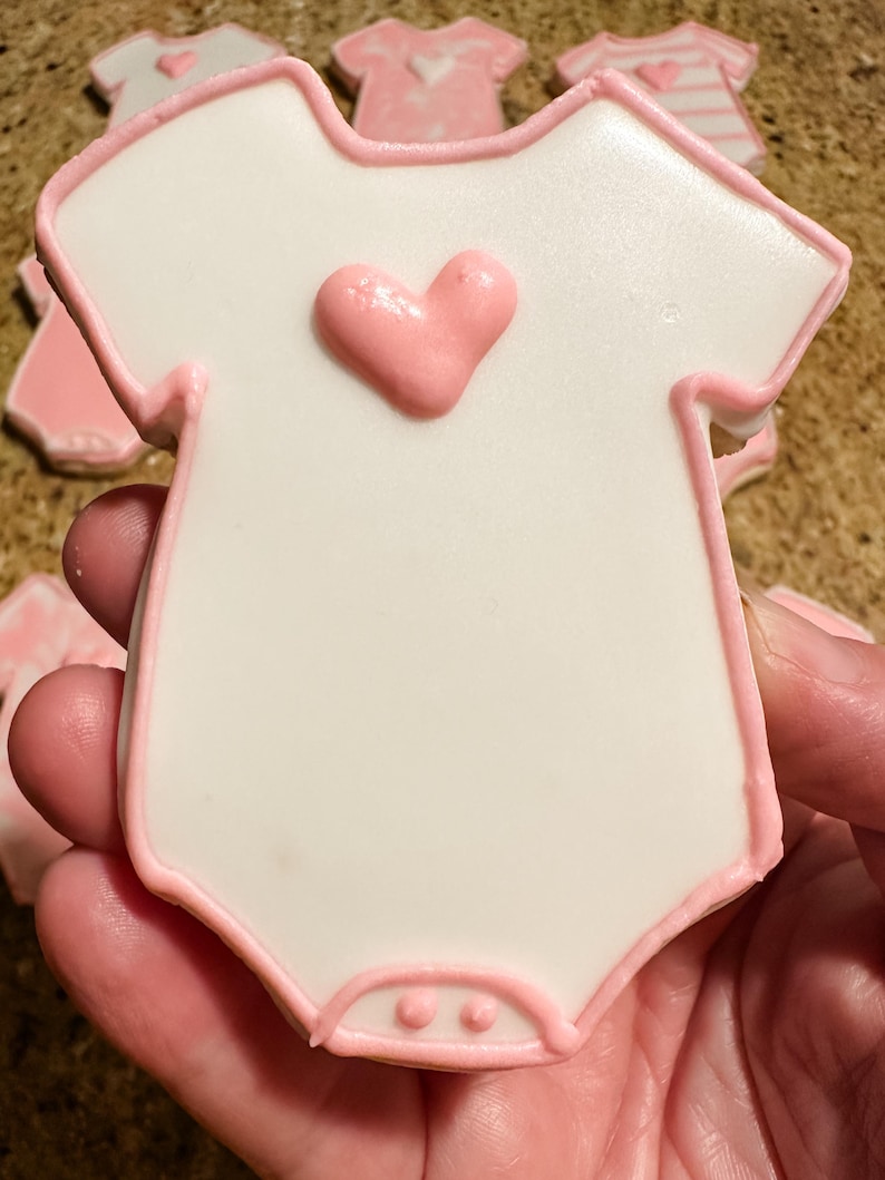 Onesie Baby Shower Decorated Sugar Cookies - Etsy