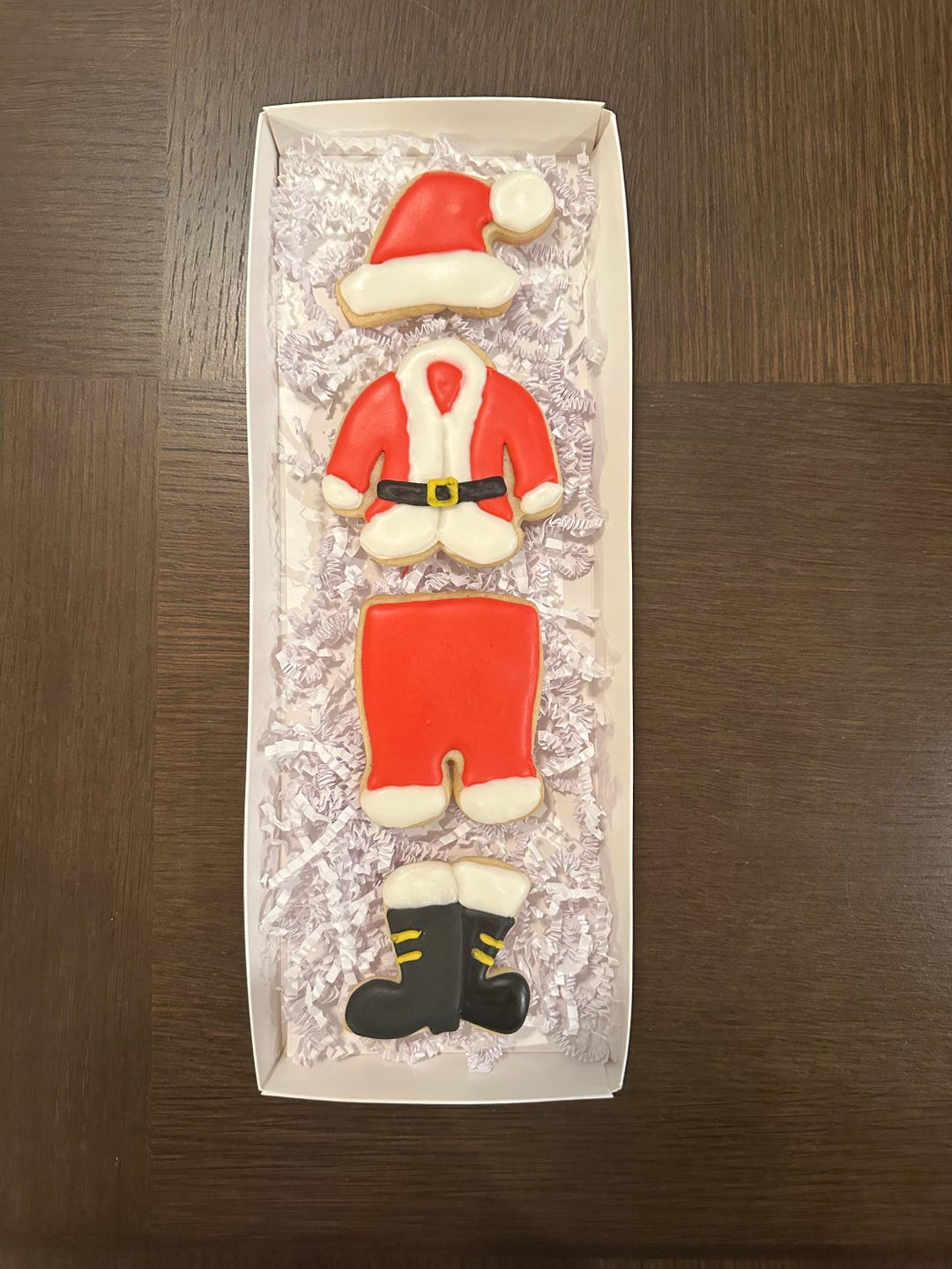 Christmas Santa Suit Cookie Set - Etsy