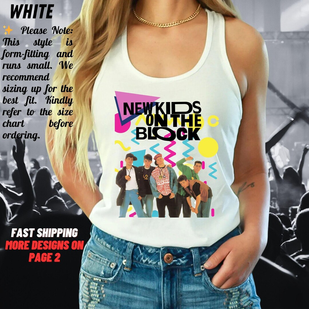 NKOTB the Right Stuff Tour 2025 Tank Top, New Kids on the Block Tank ...