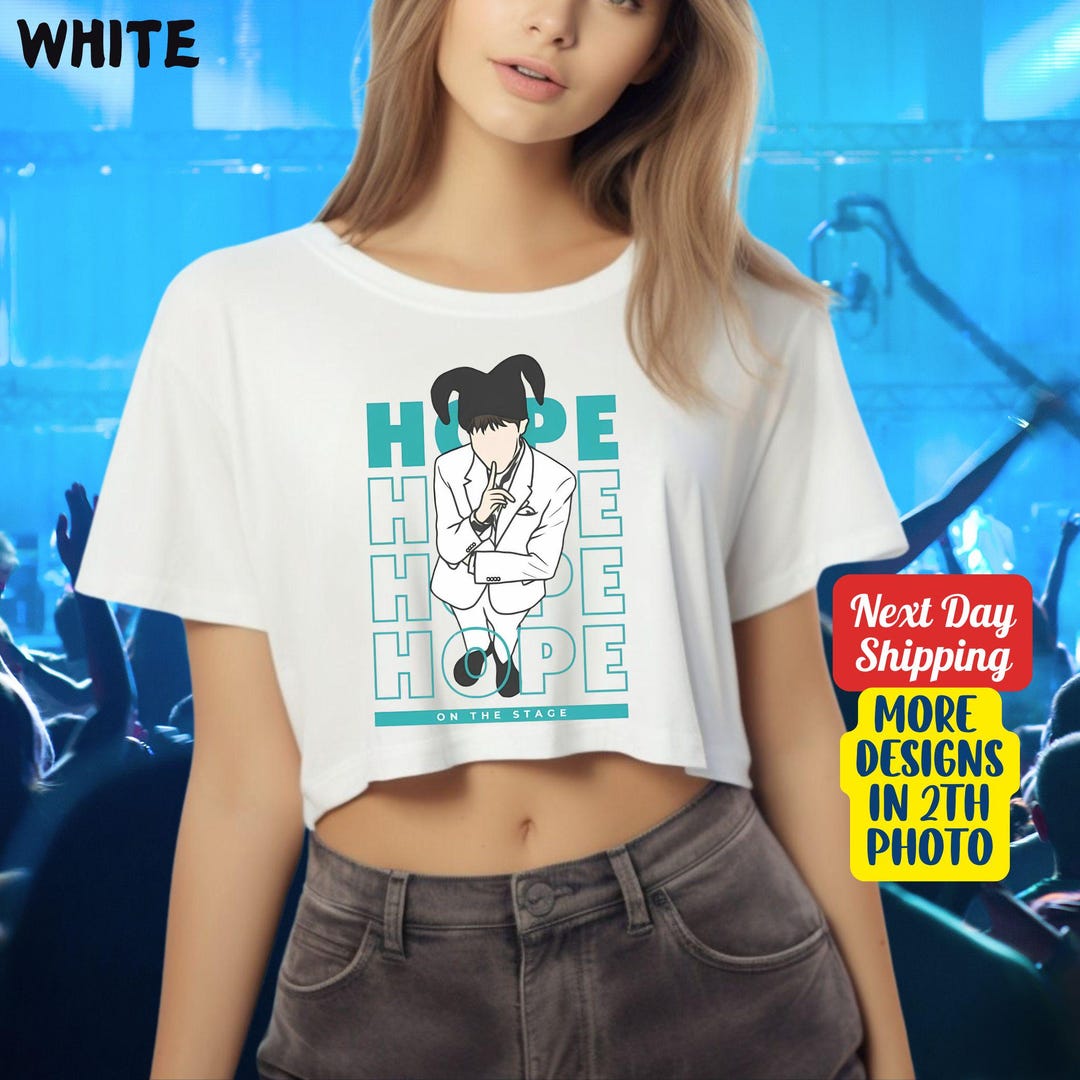 J-hope Hope on the Stage Tour Crop Top, Hope on the Street Crop Tops, J ...