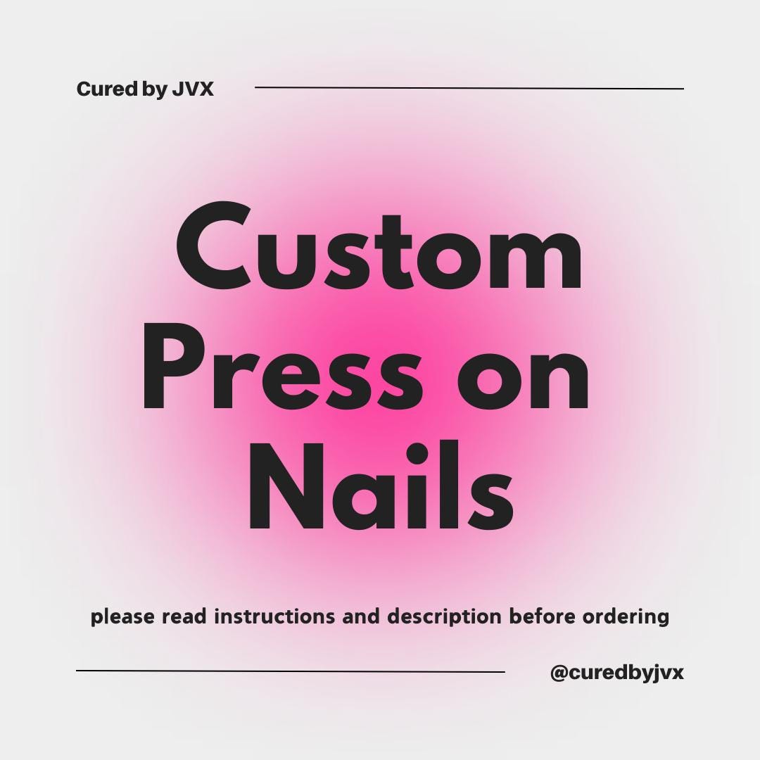 Custom Press on Nails | Luxurious Nails | Custom Made Nails | Reusable ...