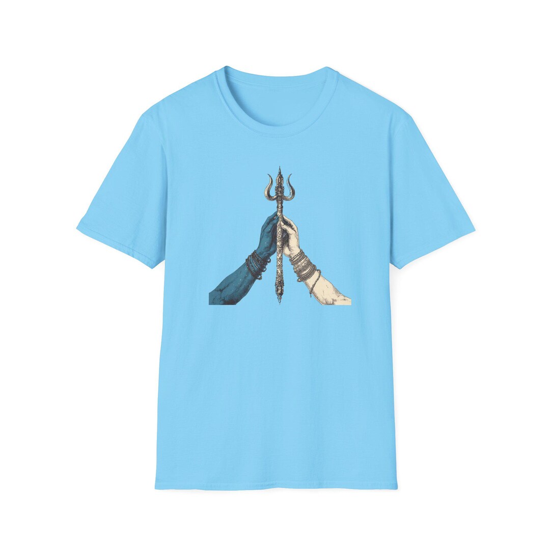 Shiv-shakti Spiritual Unisex Meditation T-shirt, Om Yoga Tee ...