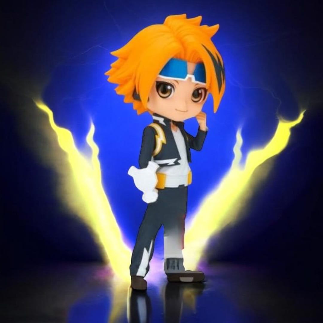 Denki Kaminari Figure - My Hero Academia - Qposket (banpresto) - 14 Cm ...