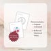Cute Cherry Punch Needle Pattern, Cherries Mug Rug Beginner Template ...