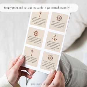 Self-discovery Journal Prompt Cards, Self Care Journaling Cards ...