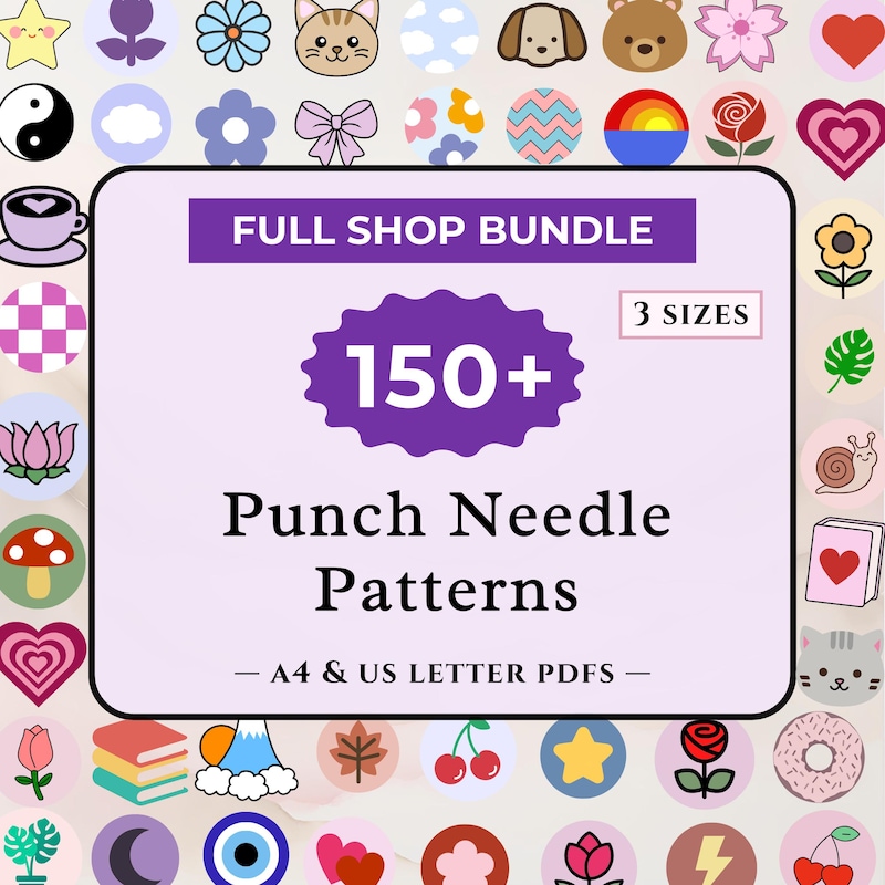 Punch Needle Coasters Dog - Etsy