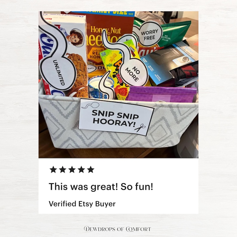 Printable Vasectomy Care Package, Sperm Cut Out Template Husband ...