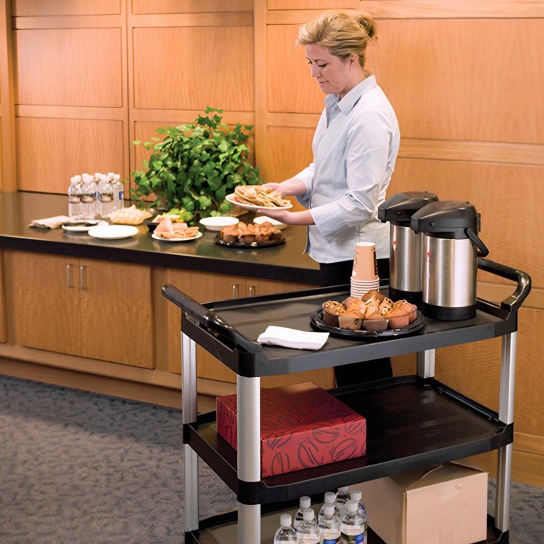 Tier Food Trolley Portable Kitchen Cart Multifunctional Big Utility ...