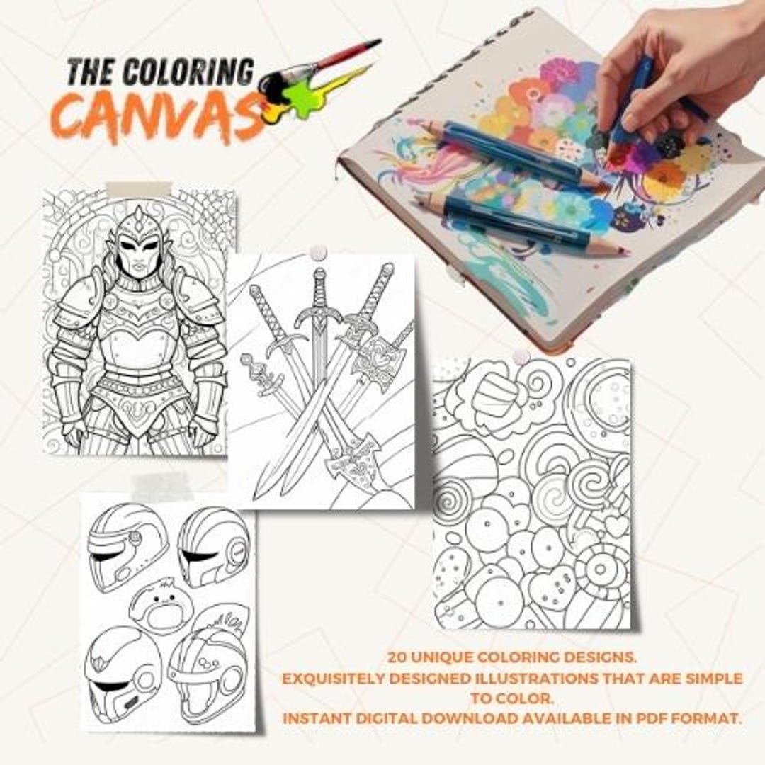Gummy Bear Warriors Coloring Book Adventure 20 Designs - Etsy
