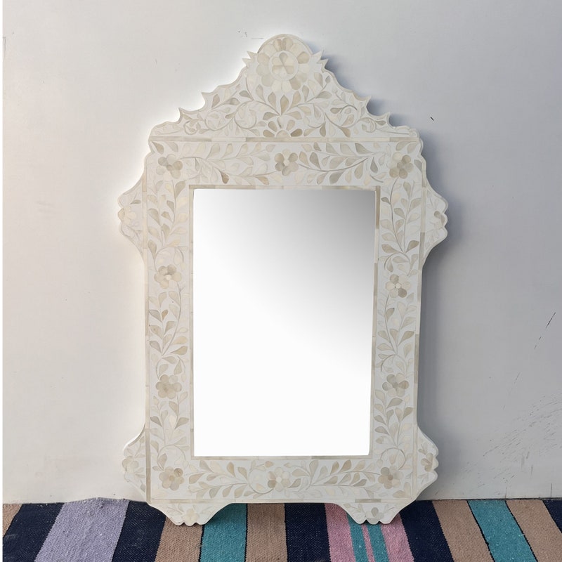 Bone Inlay Mirror - Etsy